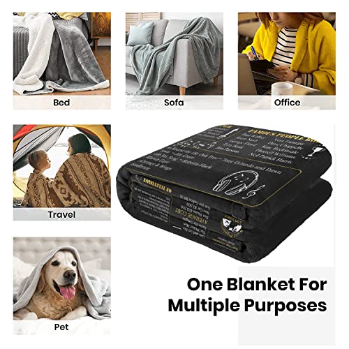 40th Birthday Gifts for Women or Men, Ultra-Soft Micro Flannel Fleece Throw Blanket, Perfect 1983 Birthday Gifts Ideas, Happy 40th Birthday Decorations, 40 Year Old Gifts for Men Women (1983-g)