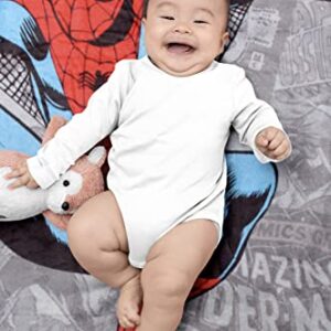 Marvel The Amazing Spider-Man Retro Micro Raschel Throw Blanket 48" x 60"