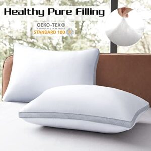 Mislili King Size Pillows and 3 inch Memory Foam Mattress Topper Bundle