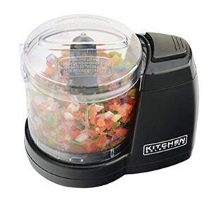 kitchen selectives mc-6bl kitchen selectives mini chopper, black, 1.5 cups