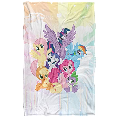 My Little Pony Tv Pony Group Silky Touch Super Soft Throw Blanket 36" x 58"