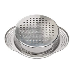 Stainless Steel Food Tin Strainer, Can Press Strainer, Best for Canned Tuna