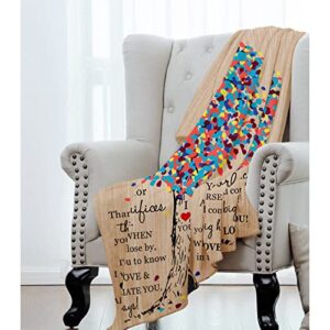 Mothers Day Blanket Gifts for Mom, Happy Birthday Gifts for Mom from Daughter Son, Thanksgiving Christmas Valentine's Day Gifts, Soft Throw Blankets for Mom Stepmother Mommy Mother in Law