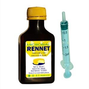 rennet ideal Microbial Liquid RENNET Ideal Coagulant 30ml add 2ml per 1 gallon of milk