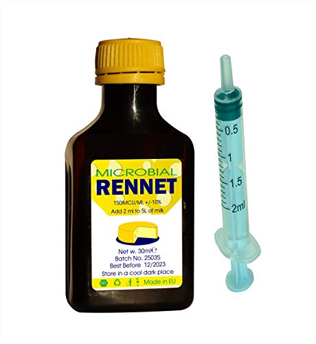 rennet ideal Microbial Liquid RENNET Ideal Coagulant 30ml add 2ml per 1 gallon of milk