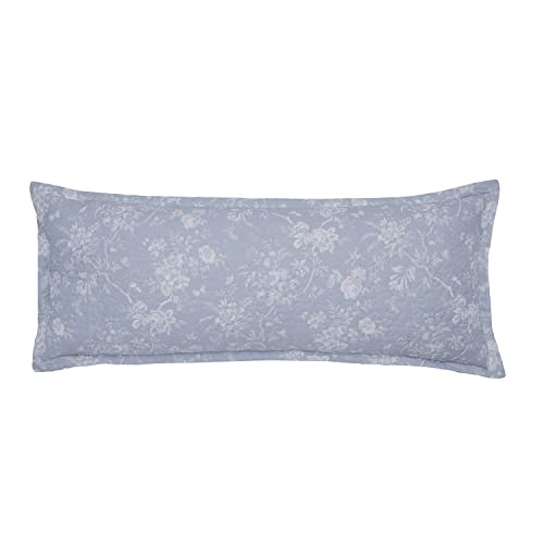 Laura Ashley Home - Daybed Set, Lightweight Bedding with Matching Shams & Pillow Cover, Home Decor for All Seasons (Walled Garden Blue, Daybed)