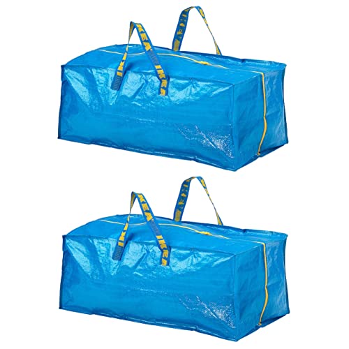 2x FRAKTA Storage Bag Trunk for Cart Trolley Blue 28 ¾x13 ¾x11 ¾ " 20 Gallon