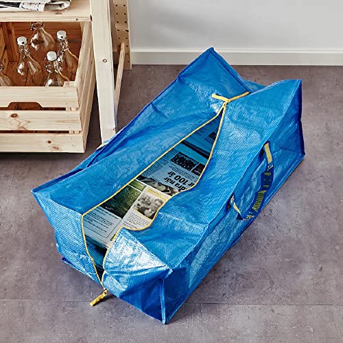 2x FRAKTA Storage Bag Trunk for Cart Trolley Blue 28 ¾x13 ¾x11 ¾ " 20 Gallon