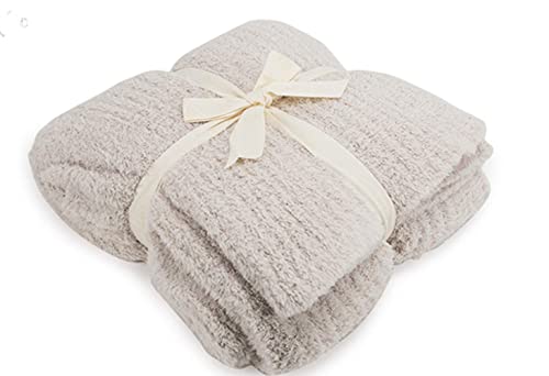 Barefoot Dreams CozyChic Ribbed Throw Almond One Size