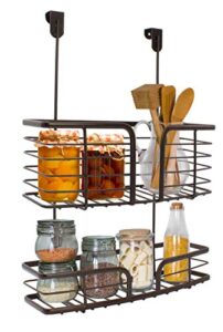 over the cabinet door iron bathroom pantry organization shelves laundry room storage kitchen rack shelf space saver