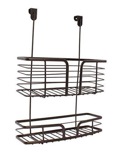 Over The Cabinet Door Iron Bathroom Pantry Organization Shelves Laundry Room Storage Kitchen Rack Shelf Space Saver