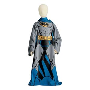 Northwest Comfy Throw Blanket with Sleeves, Youth - 48 x 48 Inches, Batman