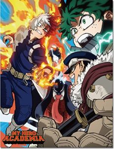 my hero academia s5 - group art #e throw blanket