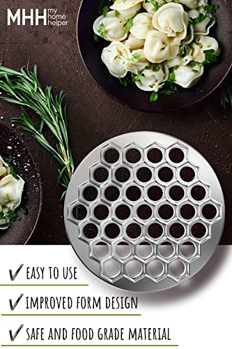 Russian Ravioli Maker Dumplings Mold - Pelmeni Maker - Pelmeni Metal Mold - Pelmeni Meat Dumplings - Dumplings Maker - Siberian Pelmeni Meat - Dumpling Maker Machine - Ravioli Cutter 1302439