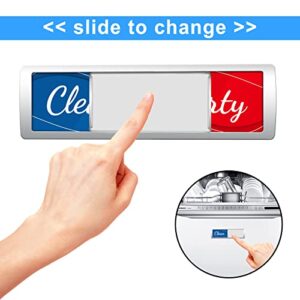 Clean Dirty Magnet for Dishwasher, Dishwasher Magnet Clean Dirty Sign, Super Strong Fridge Magnets, MUZPZ Dirty Clean Dishwasher Magnet Indicator for Kitchen Organization and Storage