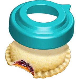 sandwich cutter and sealer (circle) - uncrustables sandwich maker - great for lunchbox and bento box - boys and girls kids lunch - sandwich cutters for kids