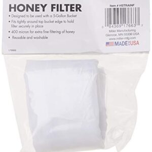 Little Giant Farm & Ag 052871 HSTRAINF Honey Filter White