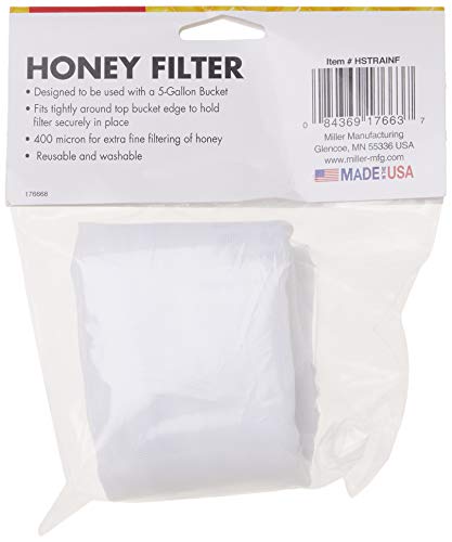 Little Giant Farm & Ag 052871 HSTRAINF Honey Filter White