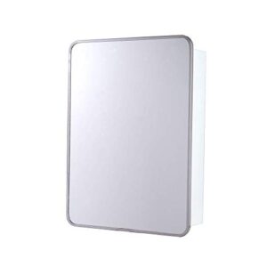 ketcham 105rswt-lh - surface mounted round corner series medicine cabinet left hand hinge, 16" x 22"