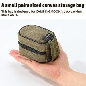 camping moon CAMPINGMOON Storage Case for Micro Regulator Stove Canvas Storage Bag XD-2F-B