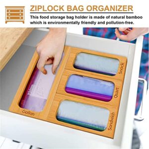 Ziplock Bag Storage Organizer, Plastic Bag Containers, Kitchen Drawer Organizer, One Size