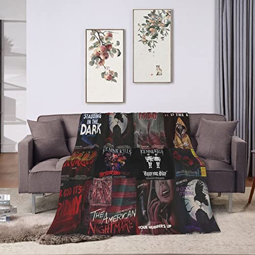 STYLOPUNK Heavy Metal Ice Band Nine Music Kills Throw Blanket Lightweight Flannel Blankets Funny Fleece Bed Blanket All Seasons 50"X40"