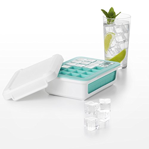 OXO Good Grips Silicone Small Ice Cube Tray for Cocktails with Lid