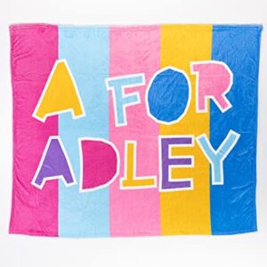 A FOR ADLEY Merch, Comfy Cozy Blanket with Giant Adley Signature Logo