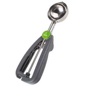 prep solutions by progressive quick release cookie scoop - 3 tbsp.,gray