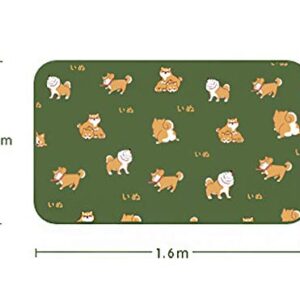 FUYU Shiba Inu Throw Blanket Puppy Cartoon Dog Warm Fuzzy Soft Blanket