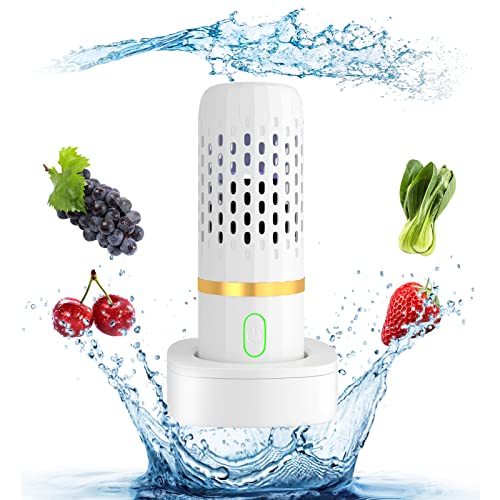 Fruit and Vegetable Washing Machine - Fruit Cleaner Purifier Device 4400 Mah, 10 Minute Quick Clean for Washing Fruit and Vegetable