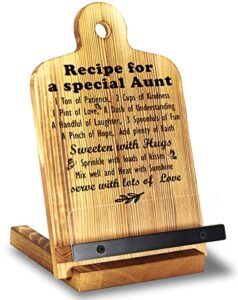 aunt gifts from niece nephew aunt gifts cookbook stand, best aunt ever gifts aunts birthday gifts and auntie gifts to my auntie gifts kitchen recipe book stand c-010