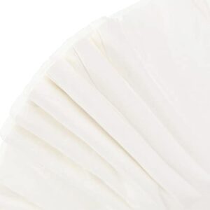 CHEFMADE 100 Count White Cupcake Liners, Square Baking Cups for Baking, Paper Cupcake Liners -No Smell, Food Grade & Grease