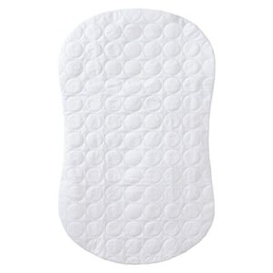 halo bassinest swivel sleeper mattress pad waterproof polyester, white