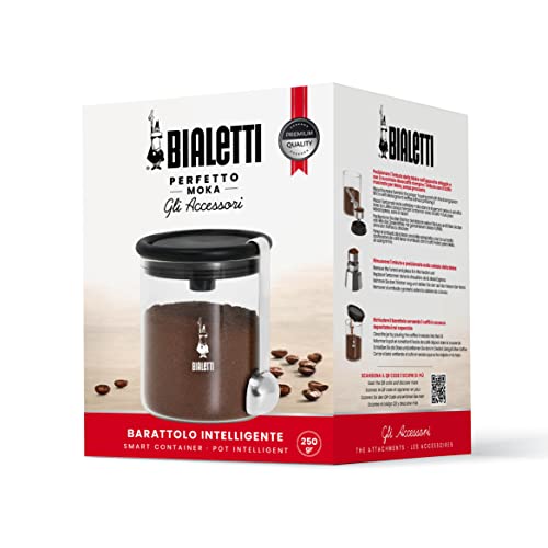 Bialetti - Smart Coffee Jar: Made in Glass to Preserve the Aroma of the Coffee - 250g