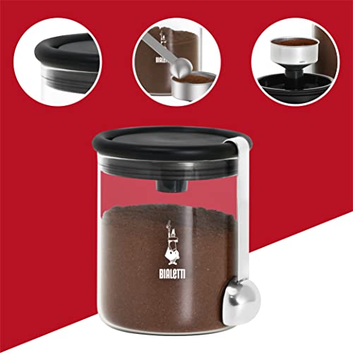 Bialetti - Smart Coffee Jar: Made in Glass to Preserve the Aroma of the Coffee - 250g