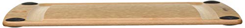 Epicurean All-In-One Cutting Board with Non-Slip Feet and Juice Groove, 11.5" × 9", Natural/Black