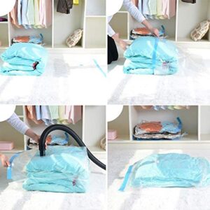 Plastic Transparent Storage Bag Vacuum Sealed Compressed Organizer Package Bag, 40*50cm