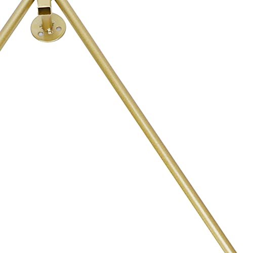 Towel Holder, Hand Towel Ring, Triangular Towel Rack Storage Hanger for Bathroom Toilet Kitchen Storage, Wall Mounted (Gold)