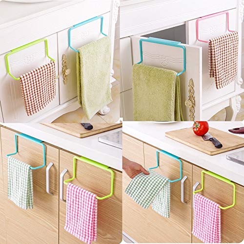 ACBAC Towel Bar Kitchen Cabinet Towel Rack Towel Bar Rack for Hanging on Inside or Outside of Doors, Home Kitchen Bathroom, Hand Towels, Dish Towels and Tea Towels