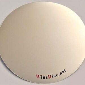 WineDisc The Original - Drop Stopping Flexible Pour Spout (10) Silver