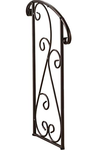 KB Designs - Freestanding Metal Bathroom Towel Rack Stand Organizer, Coffee Brown