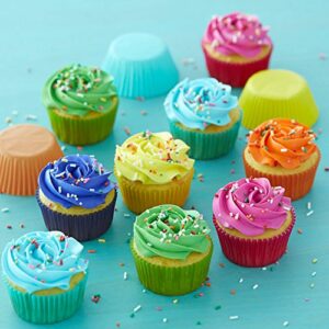 Wilton Rainbow Bright Standard Cupcake Liners, 300-Count