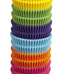 Wilton Rainbow Bright Standard Cupcake Liners, 300-Count