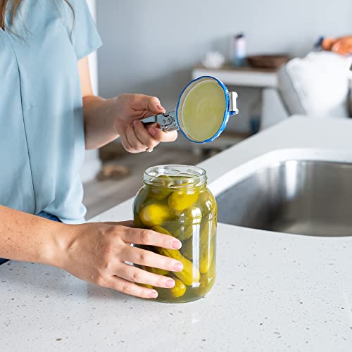 Oleex Jar Opener for Weak Hands with Keychain Bottle Cap Opener. Easy Jar Opener for Seniors with Arthritis or Kids Jar Openers. Jar Gripper Tight Lid Opener and Bottle Opener Kitchen Gadgets