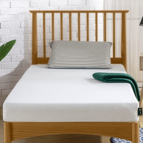 ZINUS 5 Inch Youth Memory Foam Mattress / Kids’ Room & Bunk Bed Mattress, Narrow Twin