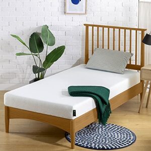 zinus 5 inch youth memory foam mattress / kids’ room & bunk bed mattress, narrow twin