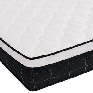 Novezza Home 12 Inch Hybrid Pillow-Top Mattress/Bed-in-a-Box/CertiPUR-US Certified Foam, Full (NOVHM-P)