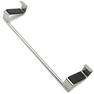 Stainless Steel Kitchen Towel Holder, Cupboard Door Towel Rack Bar Holders for Kitchen Cabinet Towel Rag Rack Over Door Towel Bar Hanger, Silver (11 inch)