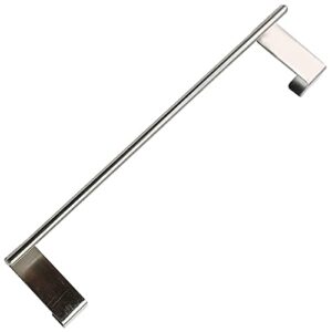 Stainless Steel Kitchen Towel Holder, Cupboard Door Towel Rack Bar Holders for Kitchen Cabinet Towel Rag Rack Over Door Towel Bar Hanger, Silver (11 inch)